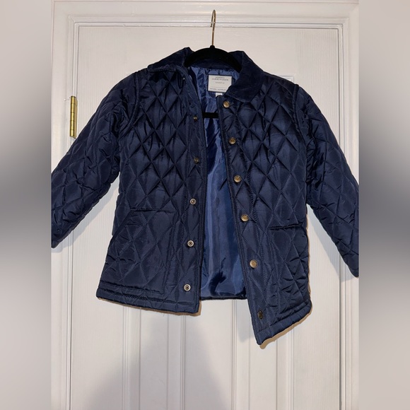 Janie and Jack | Jackets & Coats | Navy Quilted Barn Jacket Janie Jack ...
